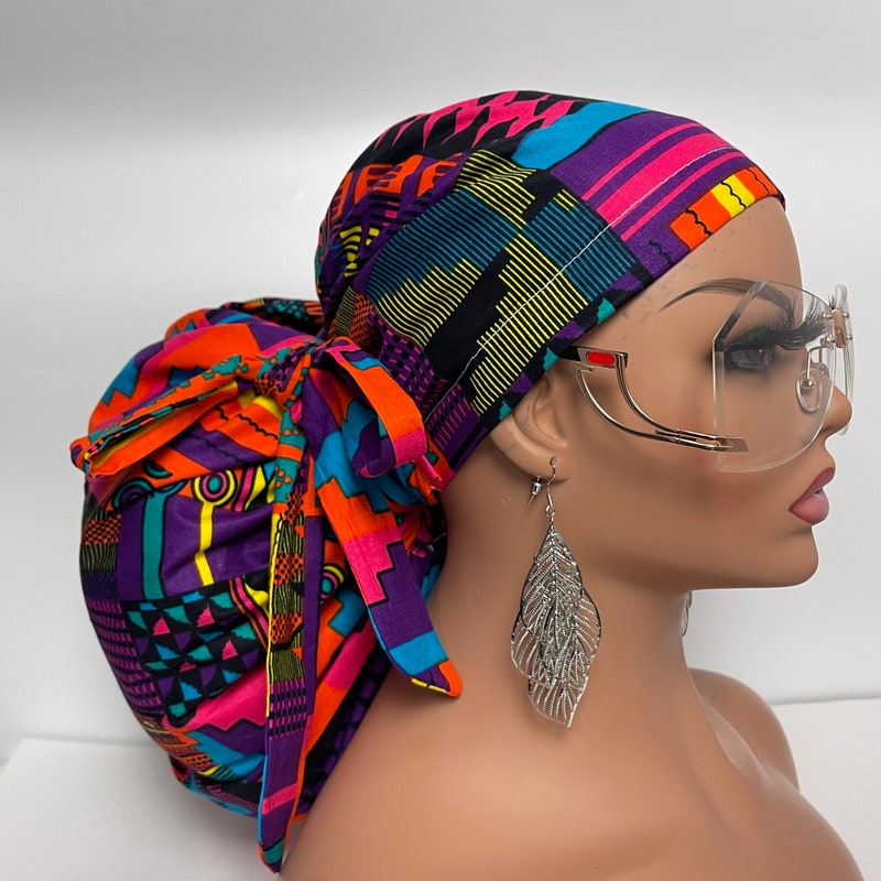 Scrub Cap for Men Kente - Etsy