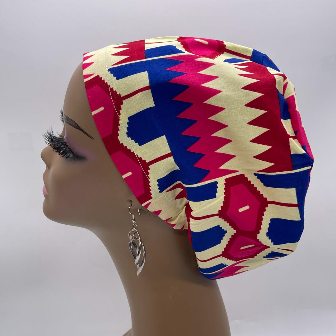 Niceroy Surgical SCRUB HAT CAP, Pink Blue Europe Euro Style Nursing ...