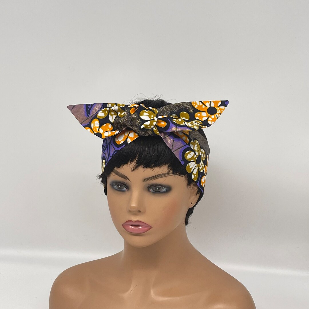 Niceroy Retro Multipurpose Head Neck Scarf, Cotton Scarf, Vintage Style ...