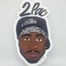 Tupac Shakur 2pac Hip-hop Golden Era 90s Sticker Design | Etsy
