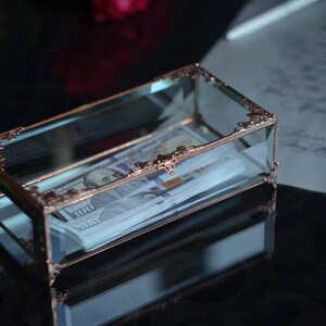 Glass Jewelry Box, Glass Jewelry Box for Money, Glass Box for Money ...