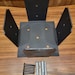Iron Post Bracket Heavy Duty Steel Column Bracket Post Base 10" X 10" X ...