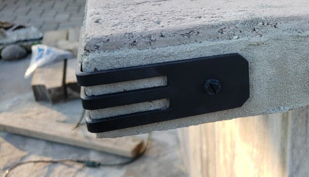 Iron Corner Bracket 2" X 2" Corbel Strap Steel 90 Degree Custom DIY ...