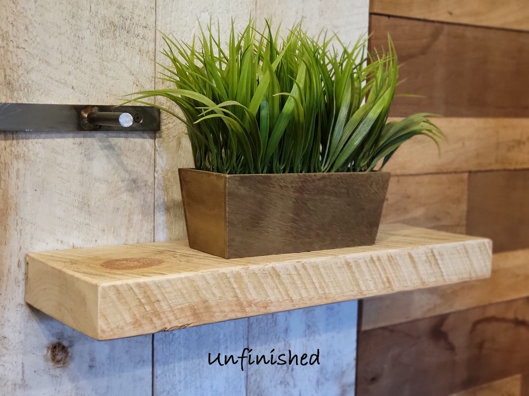 Heavy Duty SOLID Wood Floating Shelf, Accent Shelves 2 X 12 X 24 - Etsy