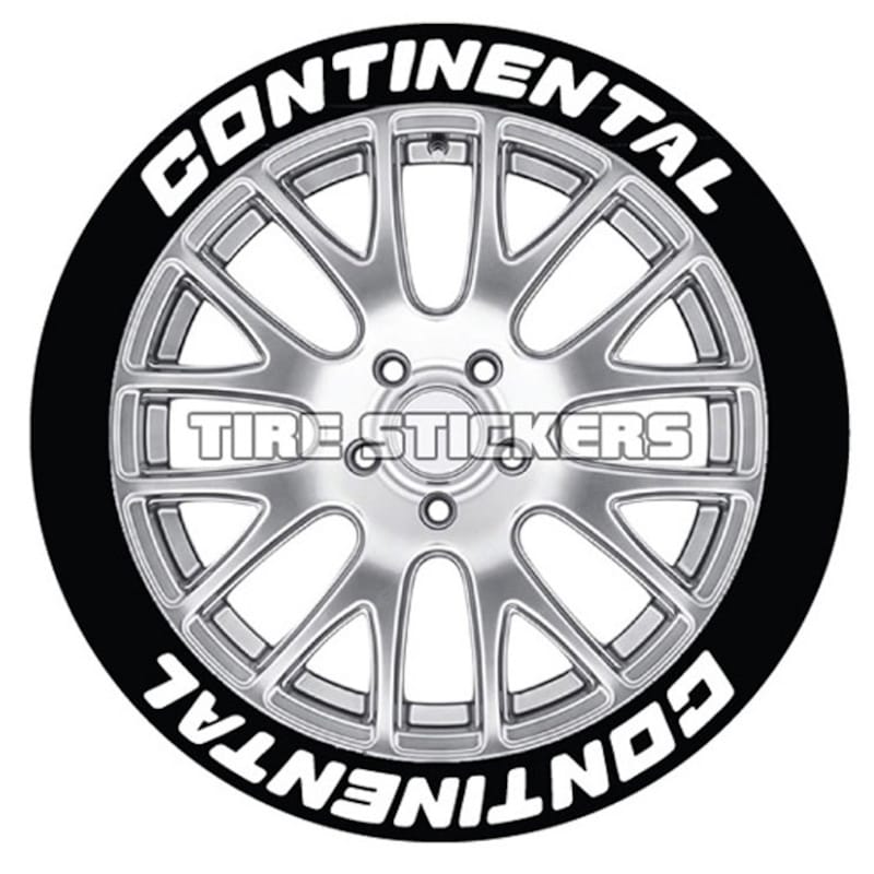 Continental Tire Decal - Etsy