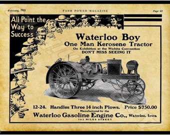 John Deere Waterloo | Etsy