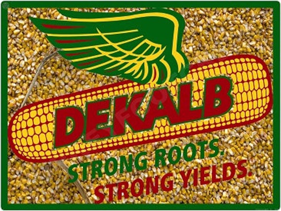 Memorabilia Free ShippingMade in USA Dekalb Corn Vintage Look New Metal ...