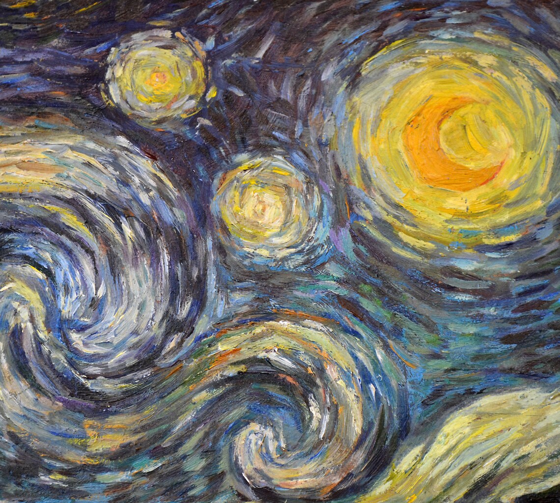 Reproduction of Van Gogh || Starlight Night || Art Wall Decor ...