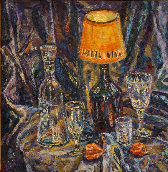 Still Life Painting Art Wall Decor Original Painting | Etsy