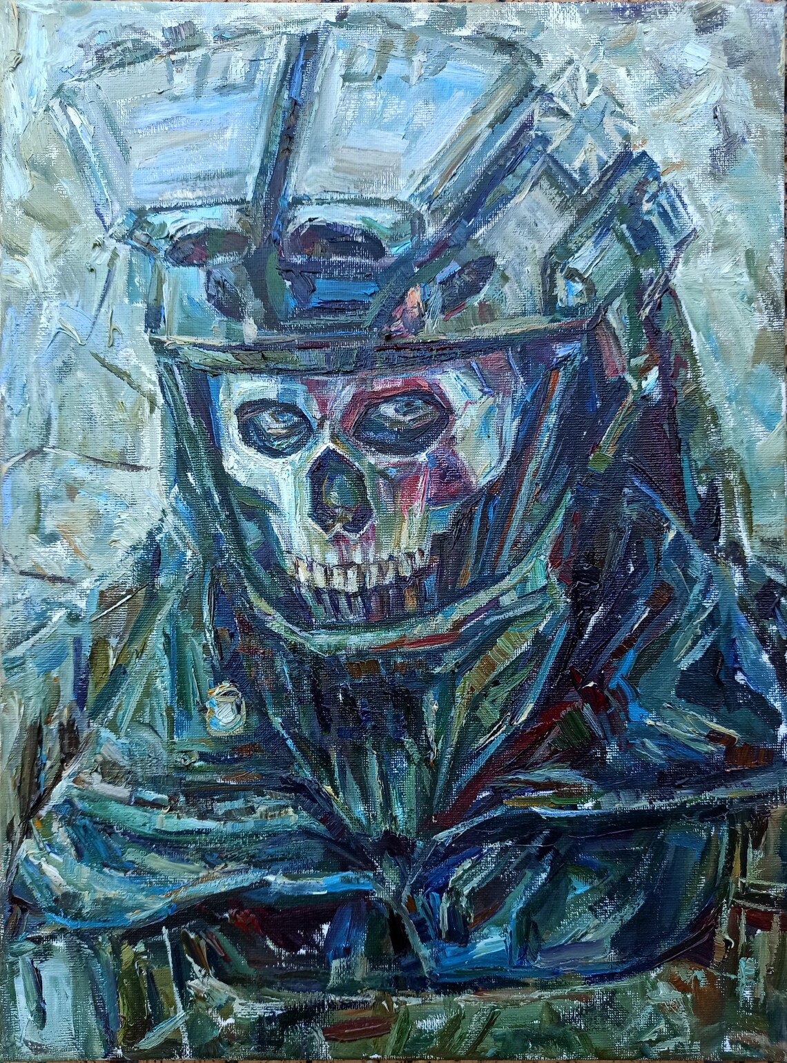 Custom Hand Painting, Art for Room, Original Oil Painting, Call of Duty ...