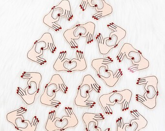 Perfume Patch Perfume Bottle With Pink Heart Patches Applique - Etsy