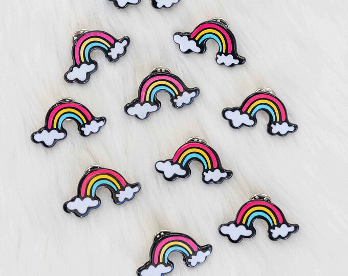 Rainbow Pin - Etsy