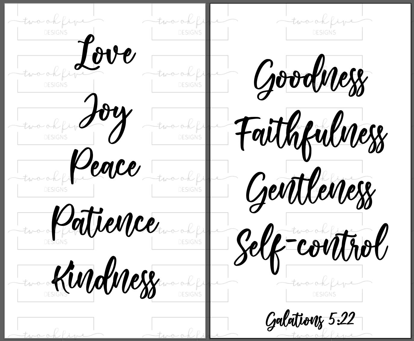 Fruit of the Spirit SVG Hymn Svg File Christian Svg - Etsy Australia