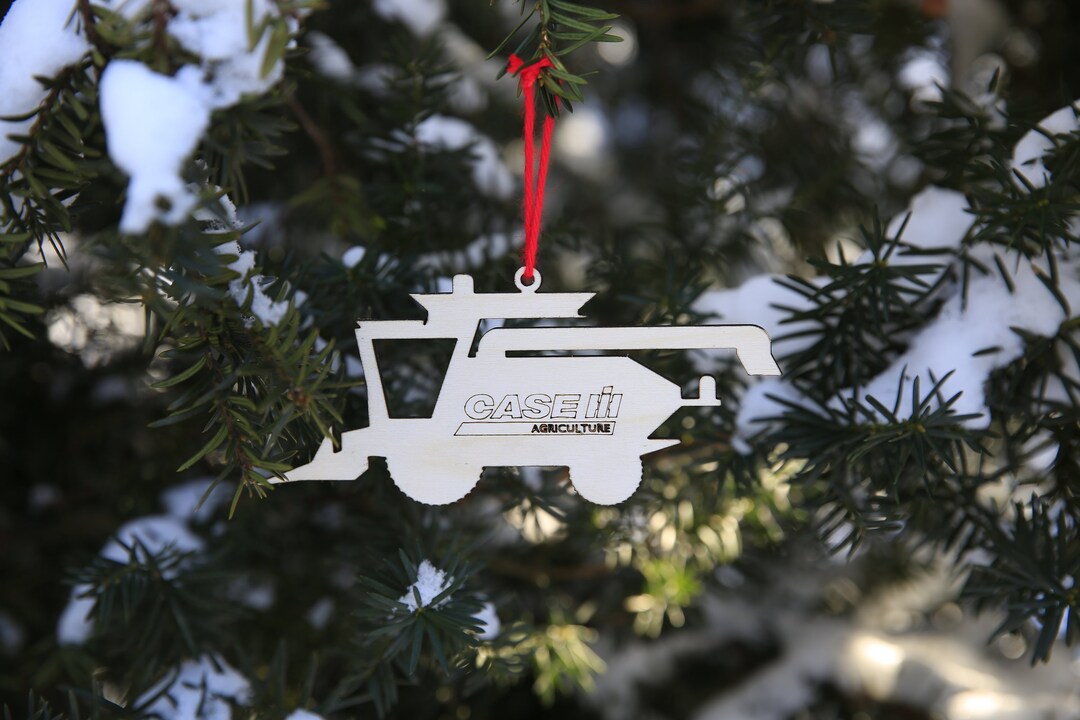 Case IH Harvester Ornament - Etsy