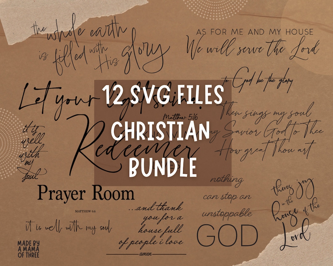 Christian SVG Bundle: Modern Faith-based Designs (laser Ready Files) - Etsy