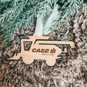 Case IH Harvester Ornament - Etsy