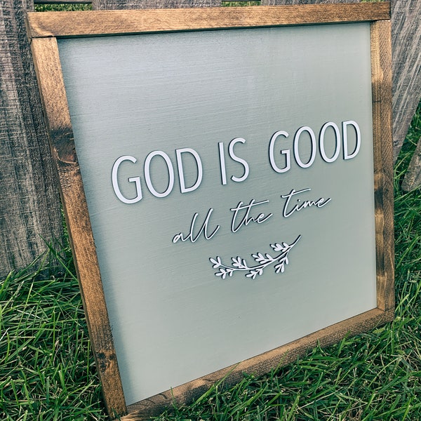 God is Good Sign - Etsy