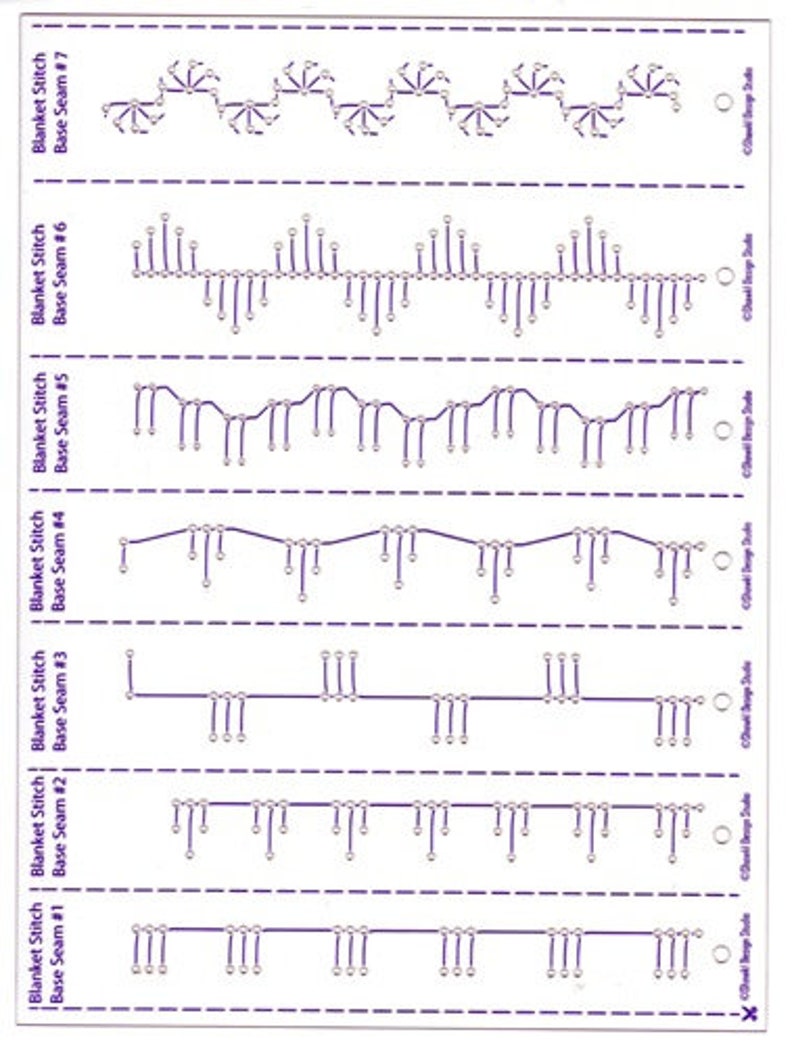 Embroidery Stitch Templates - Etsy