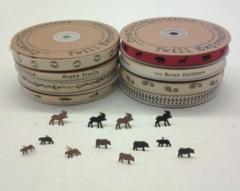 1 2.5cm Wide Cotton Twill Ribbon Woven in Valencia, Spain Many Colors ...