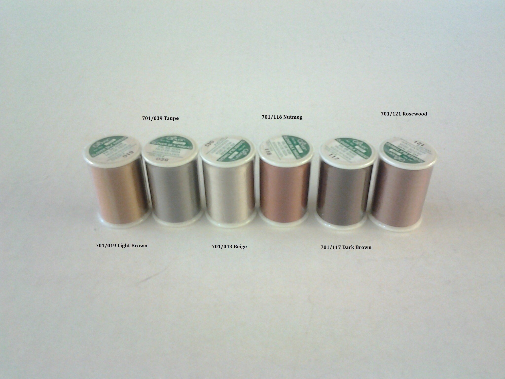 Silk Thread Shades of Brown - Etsy