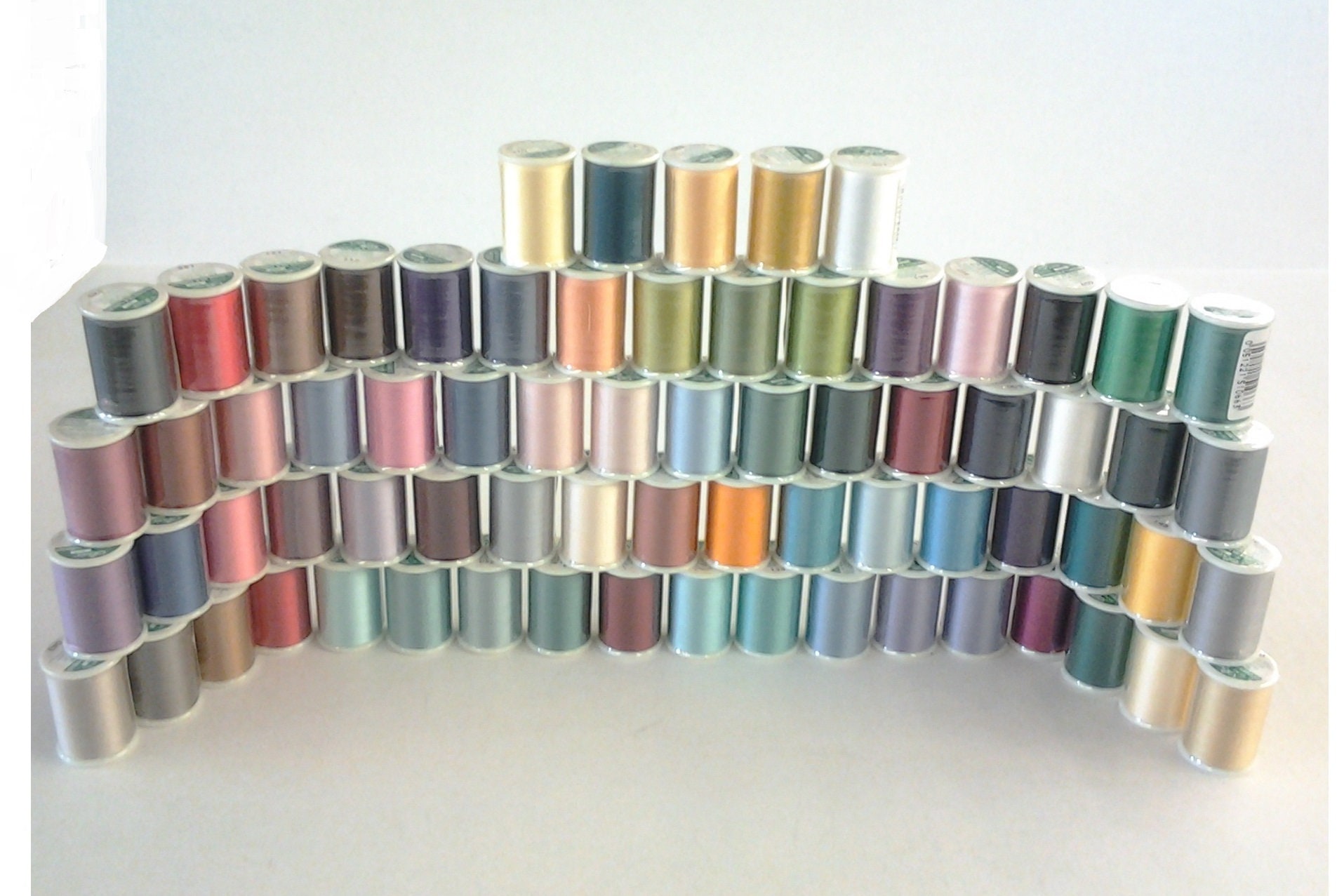 Silk Thread Shades of Green - Etsy