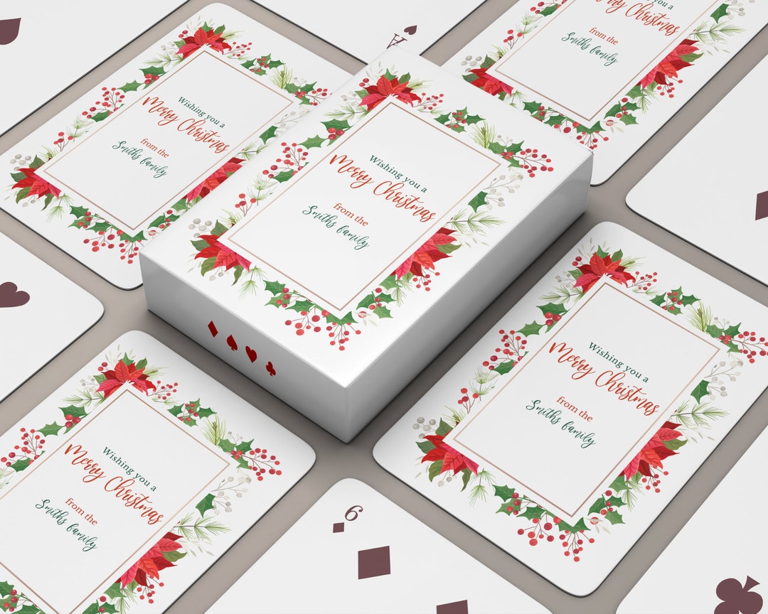 Personalised Playing Cards - Printed With Your Image on the Back ...