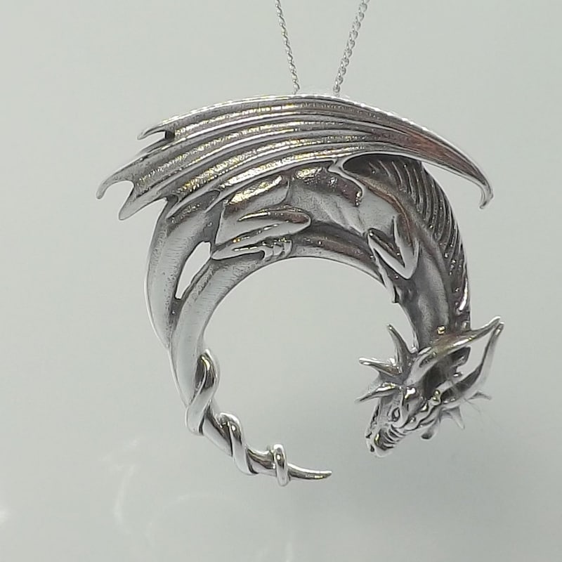 Dragon Pendant - Etsy