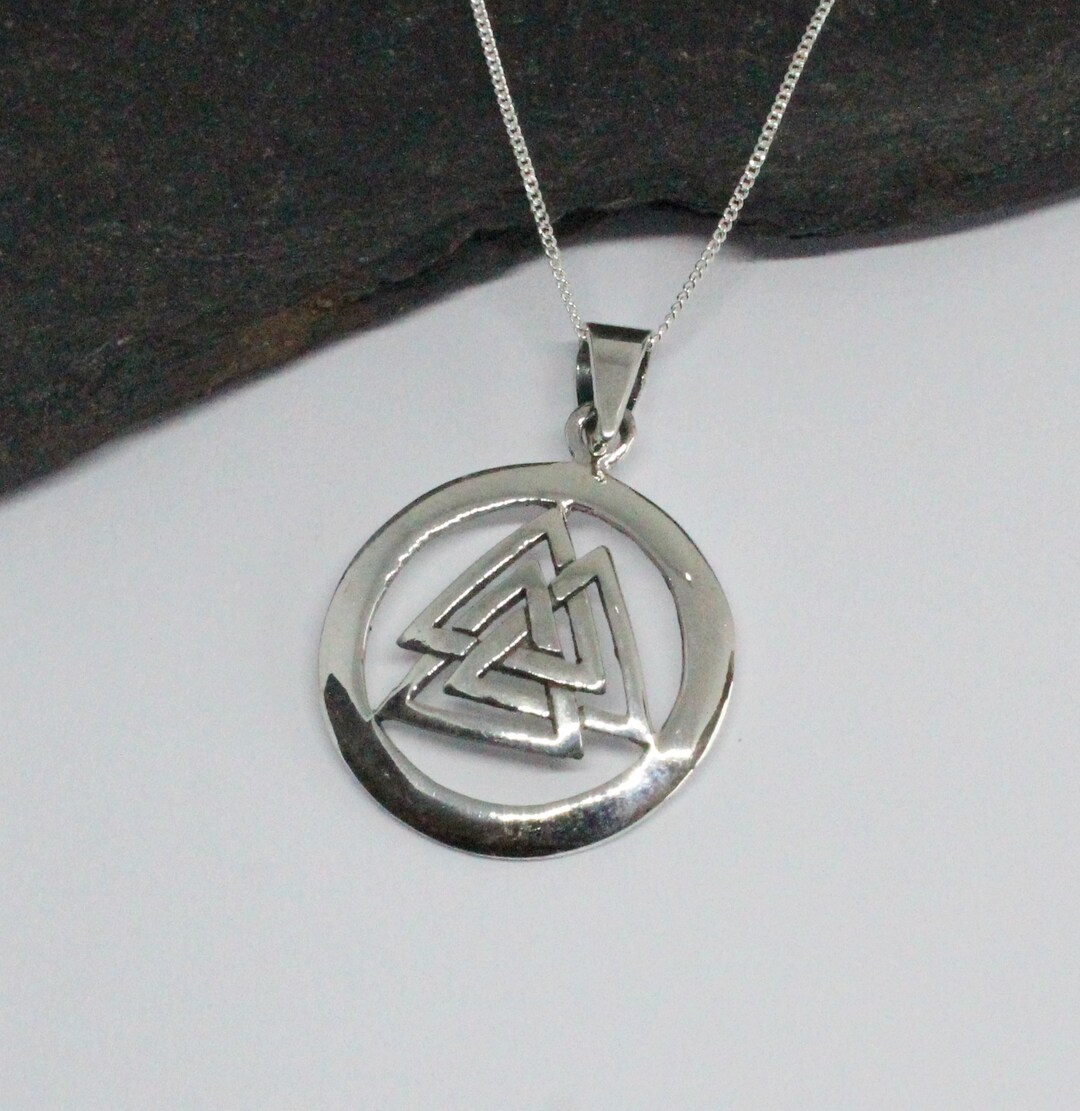 Sterling Silver Pyramids Pendant, Silver Pyramids Pendant, Three ...