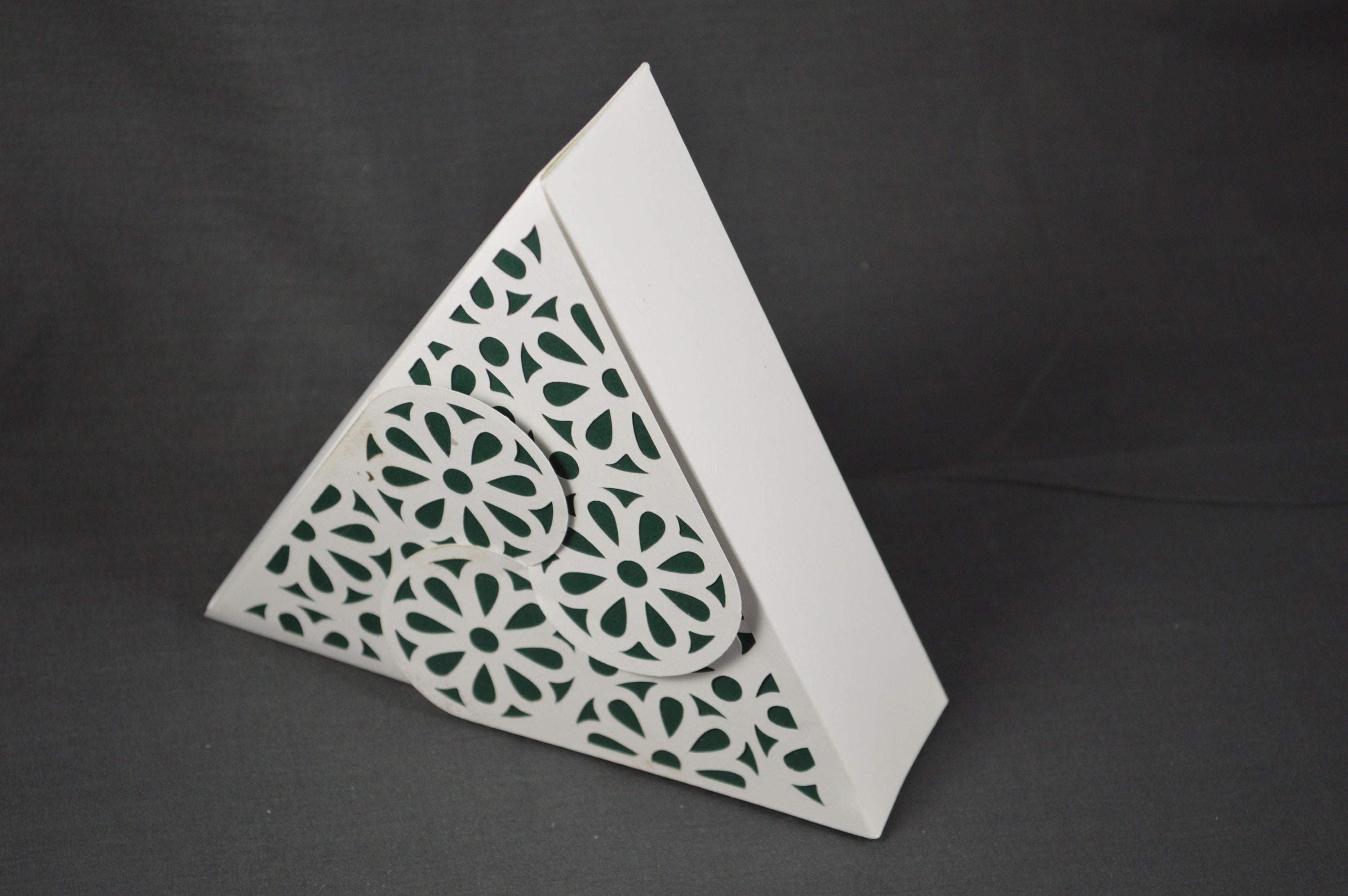 Trifold Flower Cutout Box - Etsy