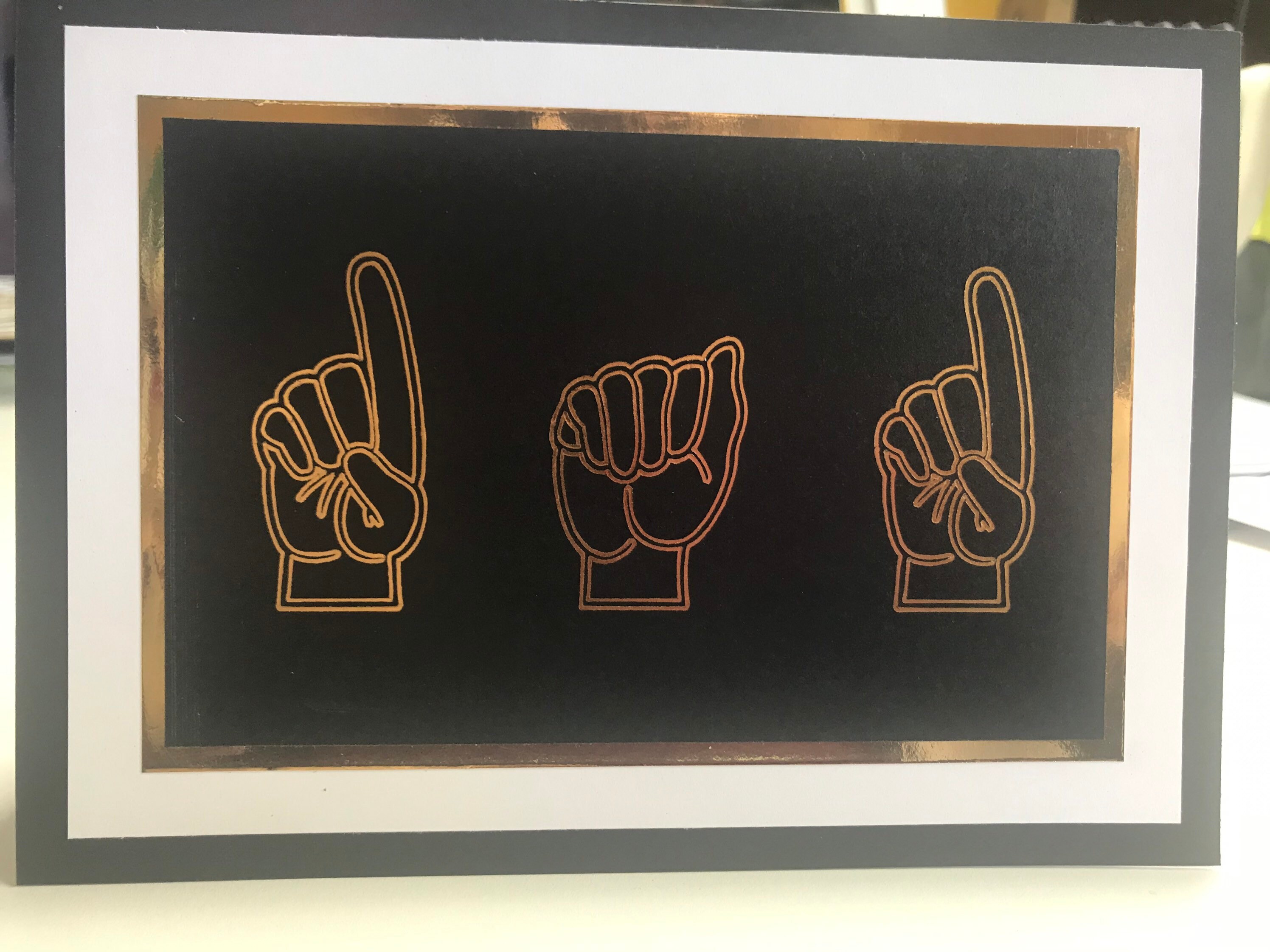 Sign Language Dad Card - Etsy