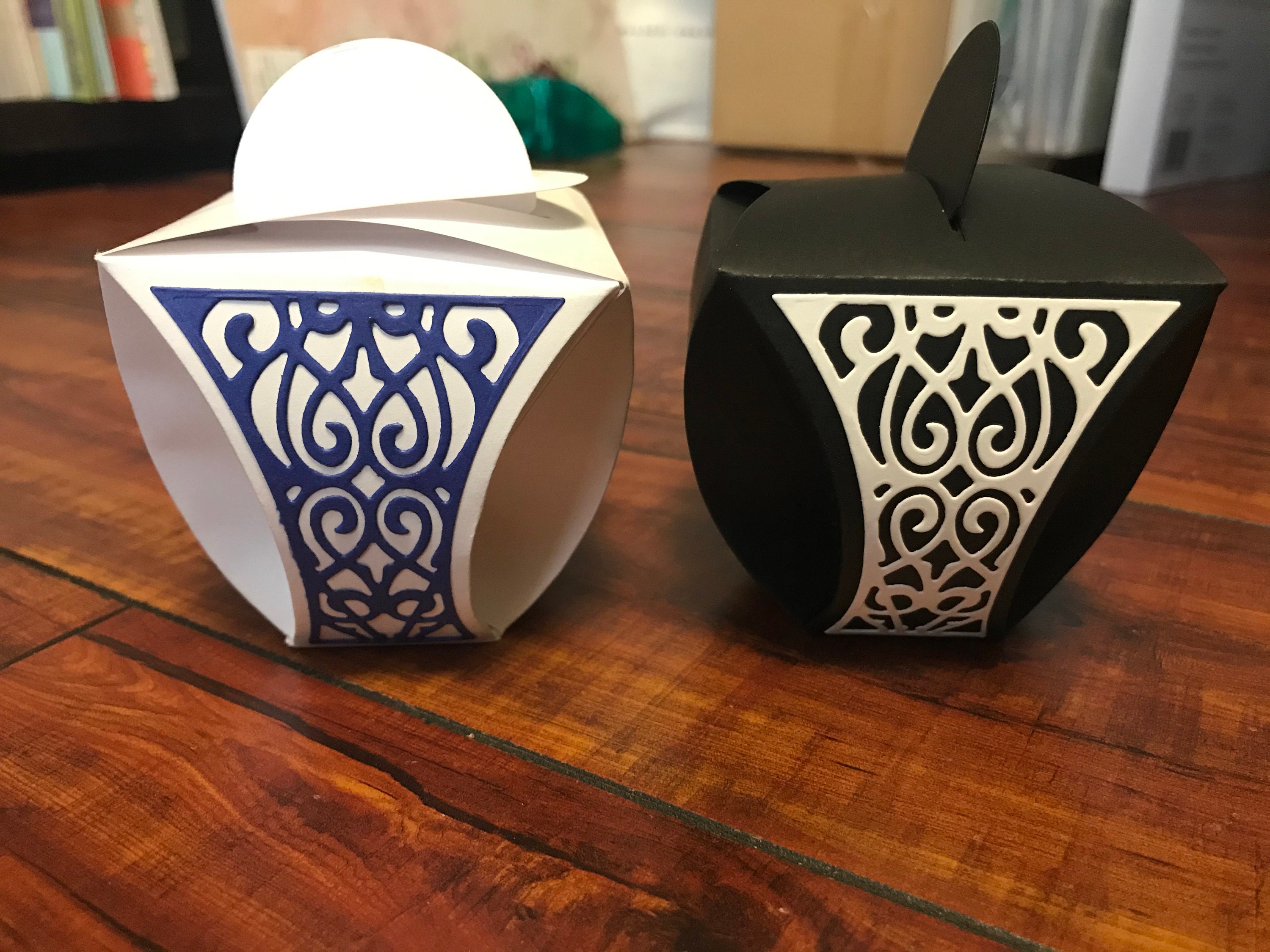 Four Sided Gift Box Tab Top Closure - Etsy