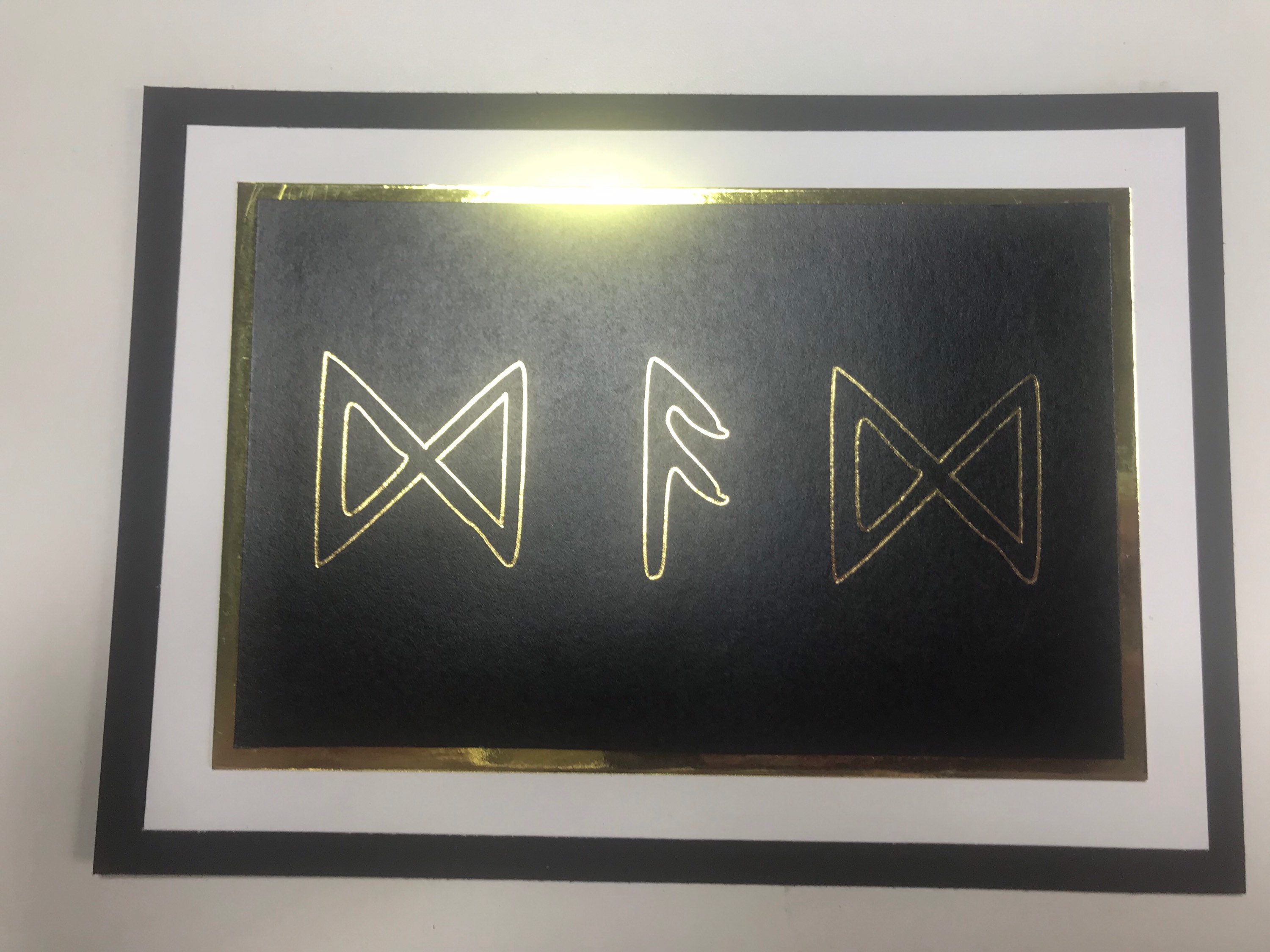 Dad in Viking Runes Card - Etsy