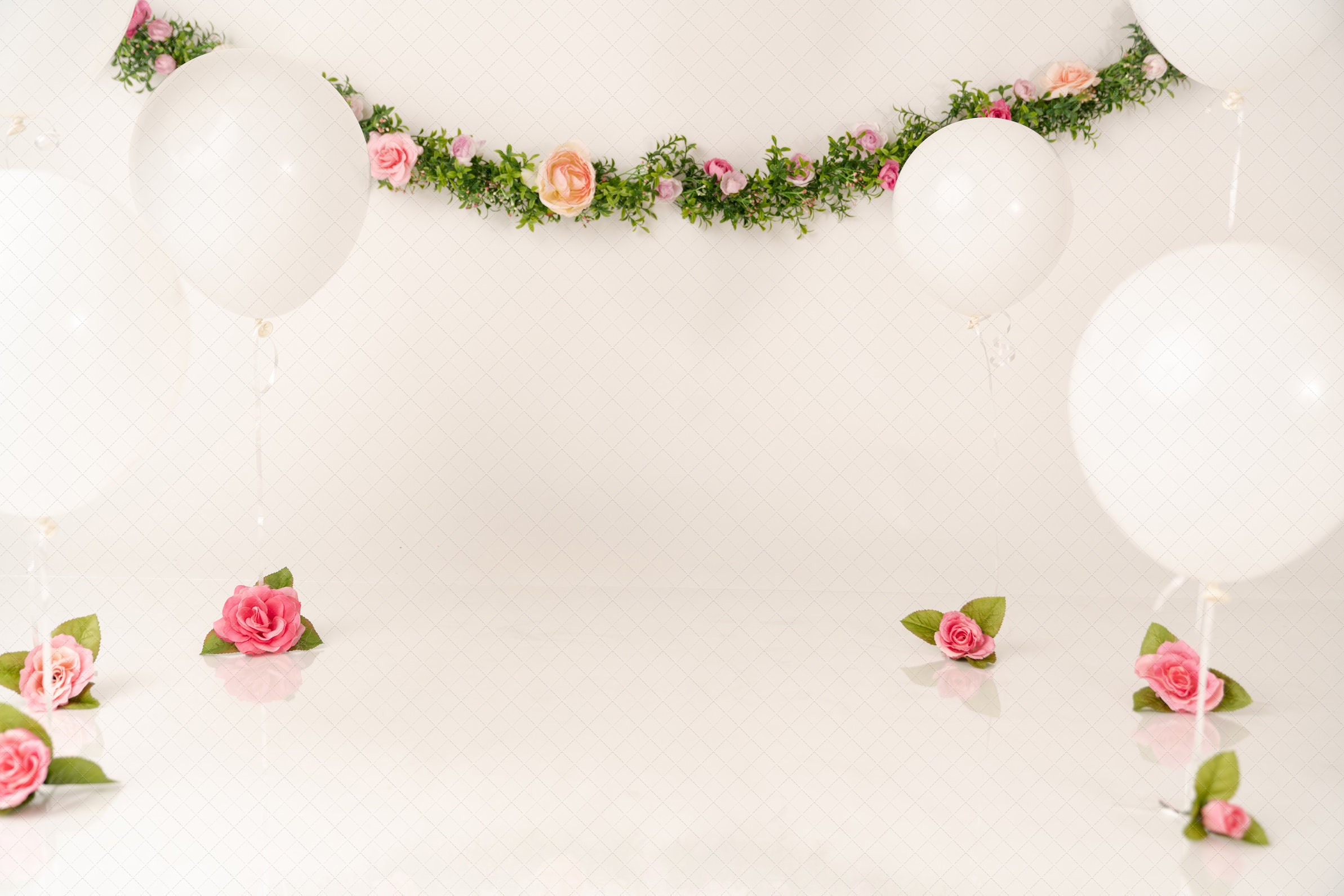 Digital Backdrop Cake Smash Overlay - Gorgeous Flower Photo Prop ...