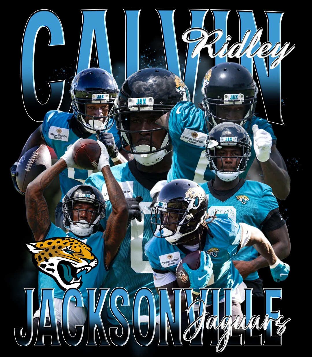 Calvin Ridley Football PNG Digital Download, High-resolution Sports Art ...