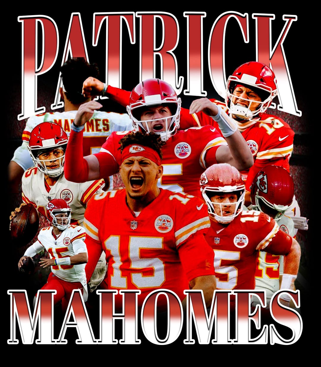 Patrick Mahomes Football PNG Digital Download, High-resolution Sports ...