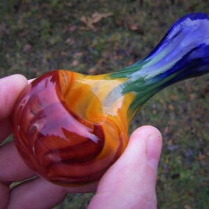 Rainbow Pipe #3 Glass Pipe Unique Chunky Colorful Smoking Bowl - Etsy