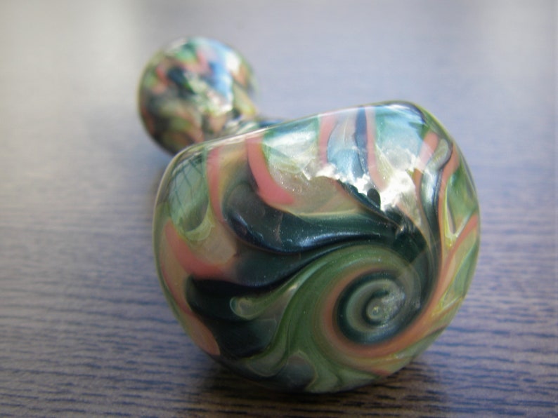 Large Glass Pipe Metallic Sparkle Silver Blue-sparkle | Etsy