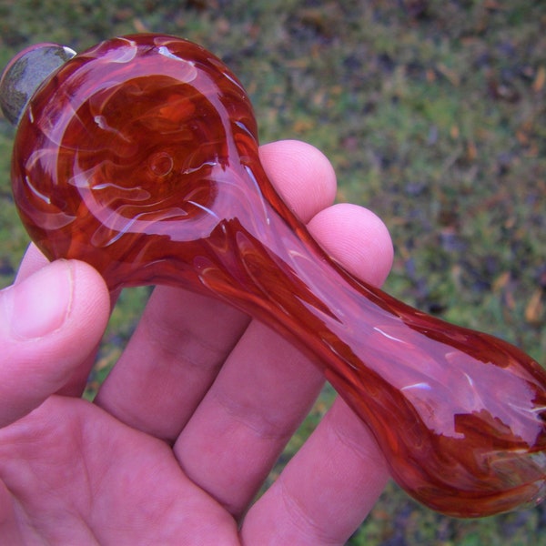 Red Glass Bowl - Etsy