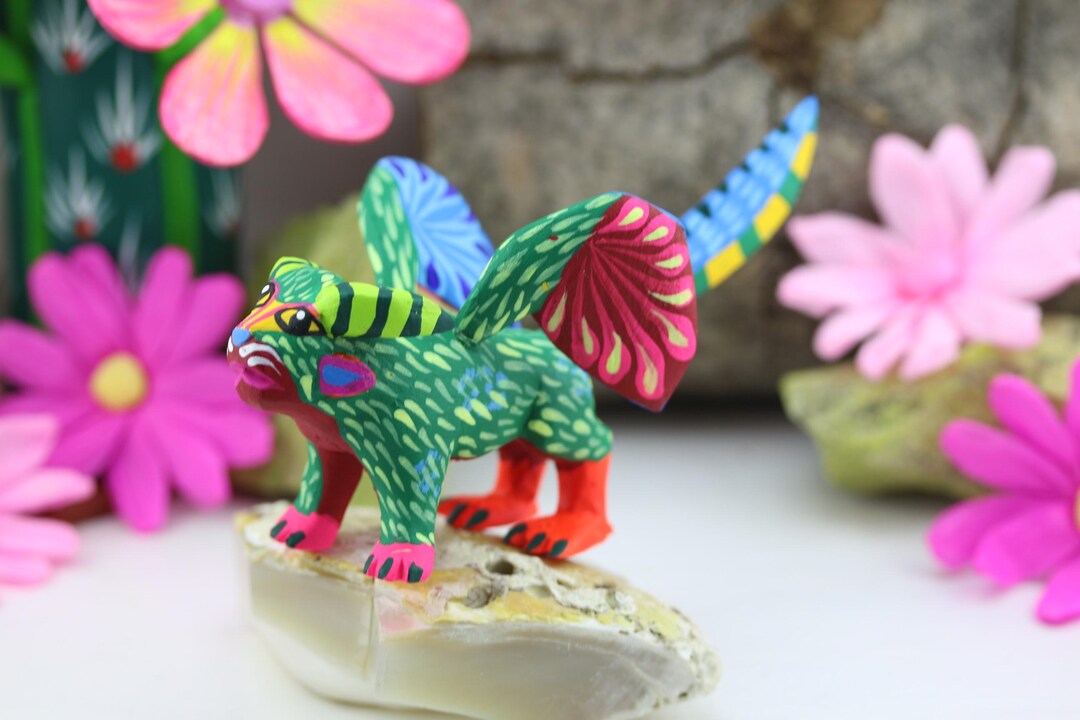 Pepita "alebrije" Hand Carved and Painted by Oscar Carillo - Etsy