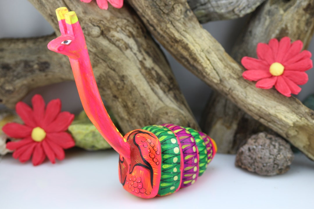 Snail "alebrije" Hand Carved and Painted by Oscar Carillo - Etsy