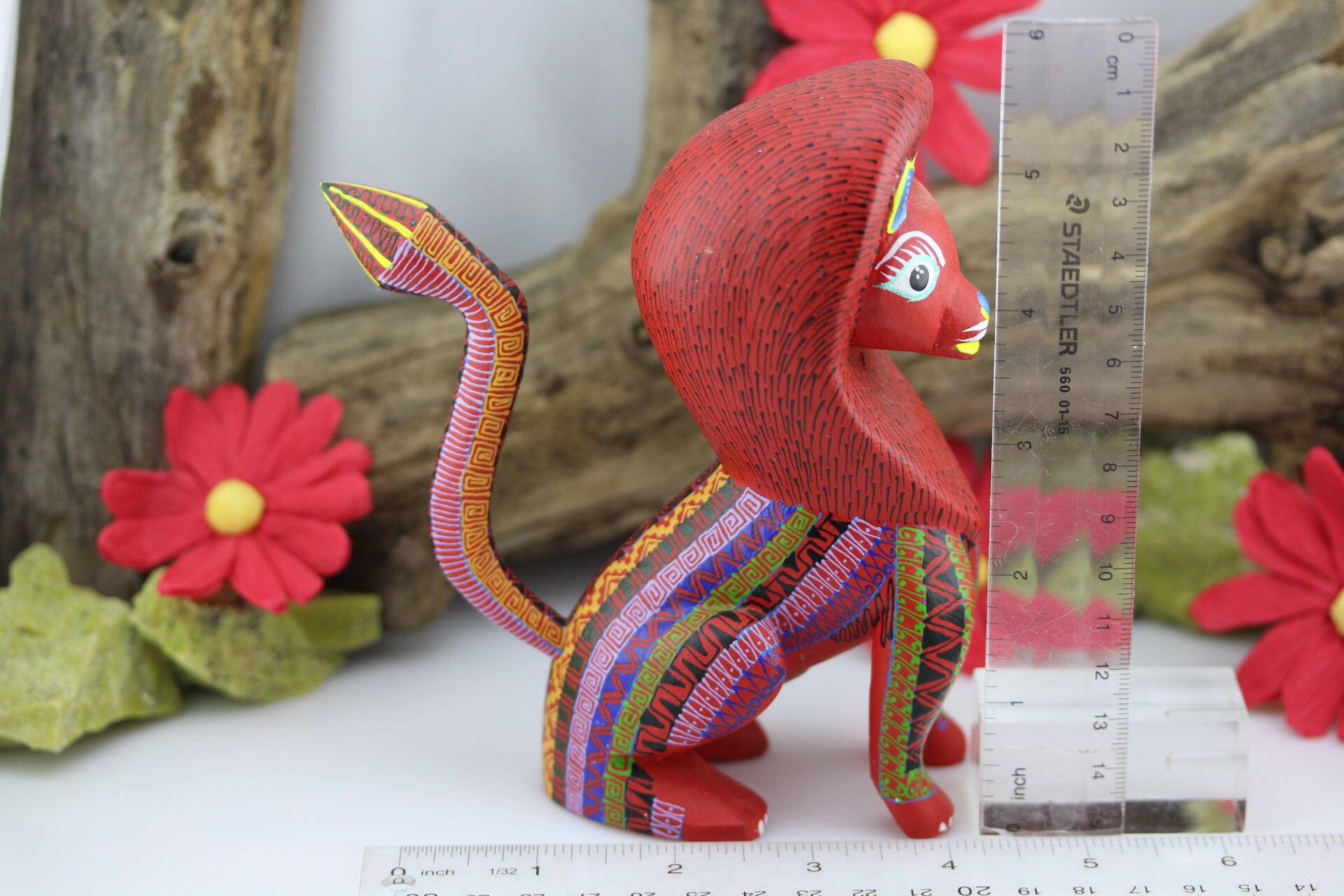 Lion "alebrije" Hand Carved and Painted by Oscar Carillo - Etsy