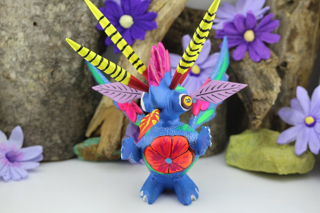 Monster "alebrije" Hand Carved and Painted by Oscar Carillo - Etsy