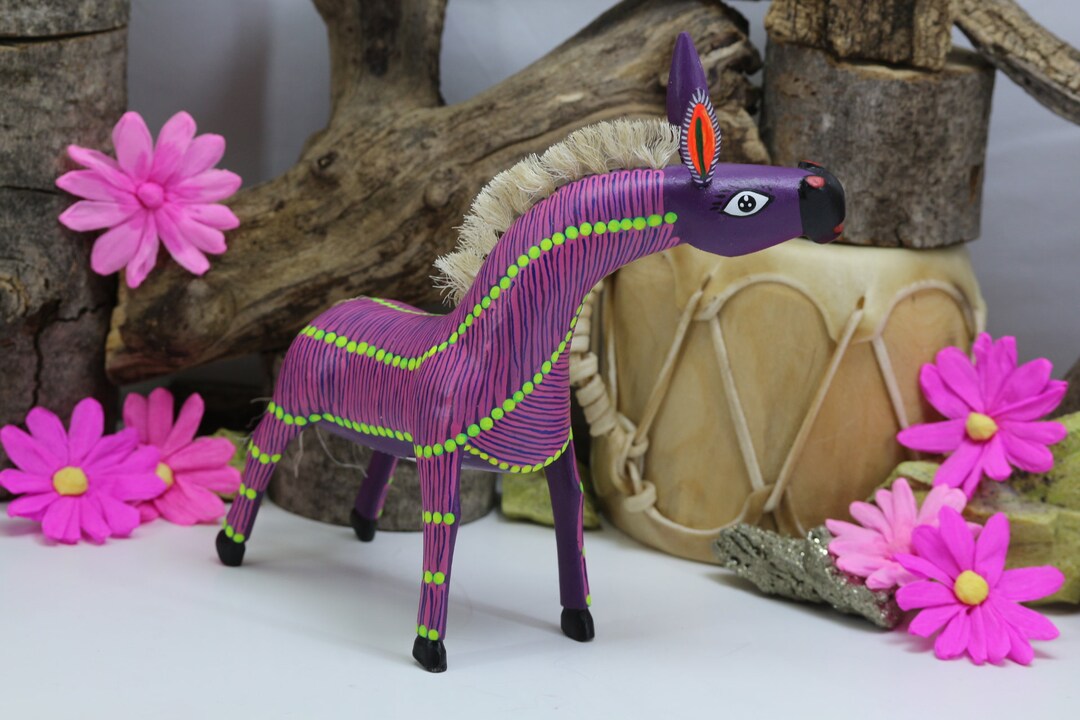 Horse "alebrije" Hand Carved and Painted by Oscar Carillo - Etsy