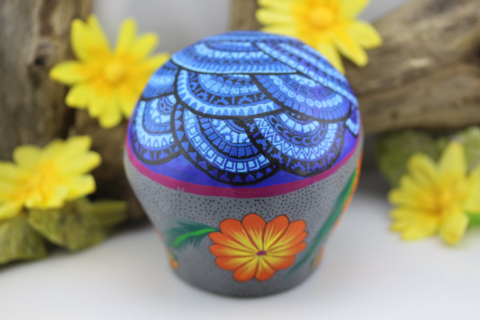 Skull "alebrije" Hand Carved and Painted by Oscar Carillo - Etsy