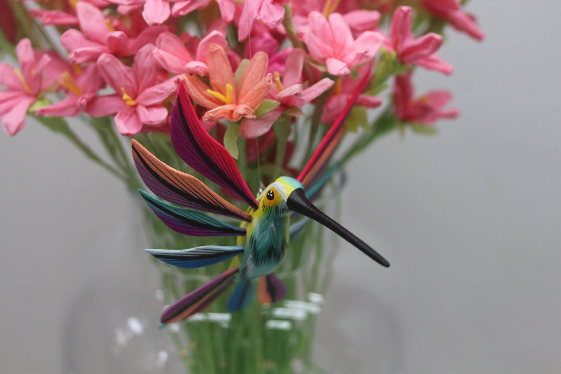 Colibrí de madera hecho a mano por Josefina & Óscar Carrillo | Etsy