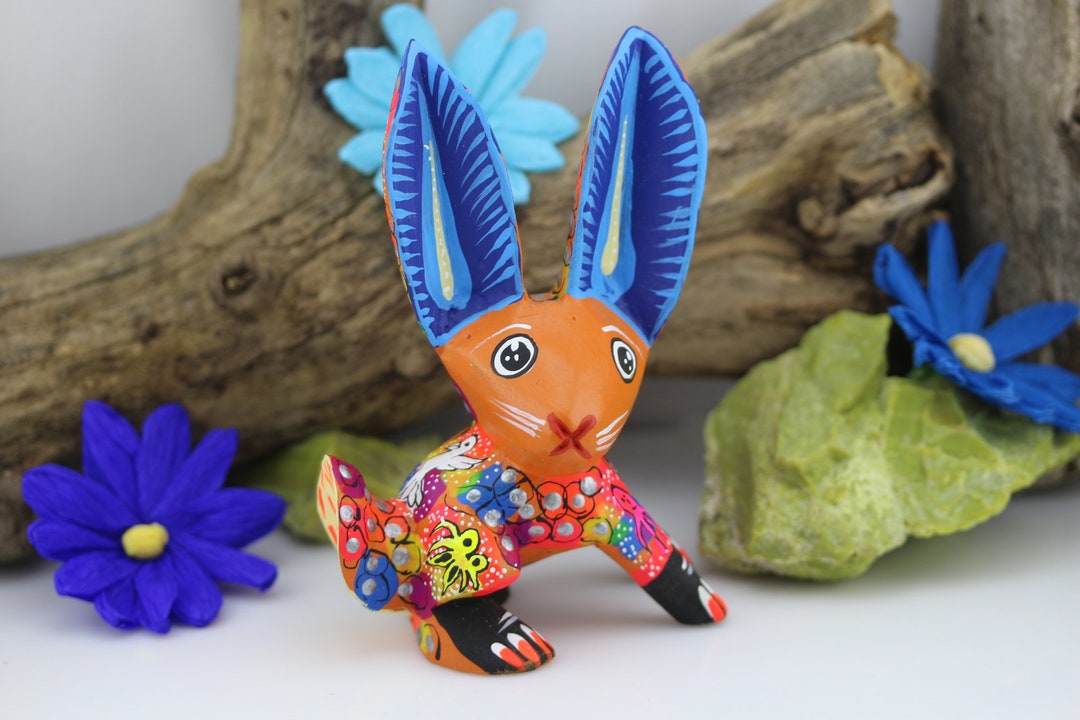 Hare "alebrije" Hand Carved and Painted by Oscar Carillo - Etsy