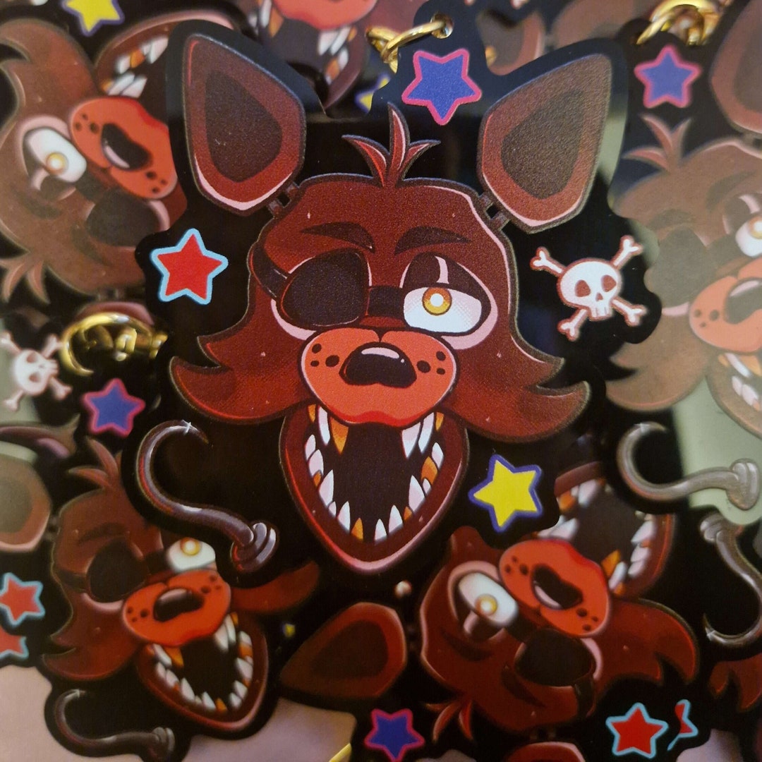 Five Nights at Freddy's - Foxy | Funtime Foxy | Furry | Keyring | Charm ...