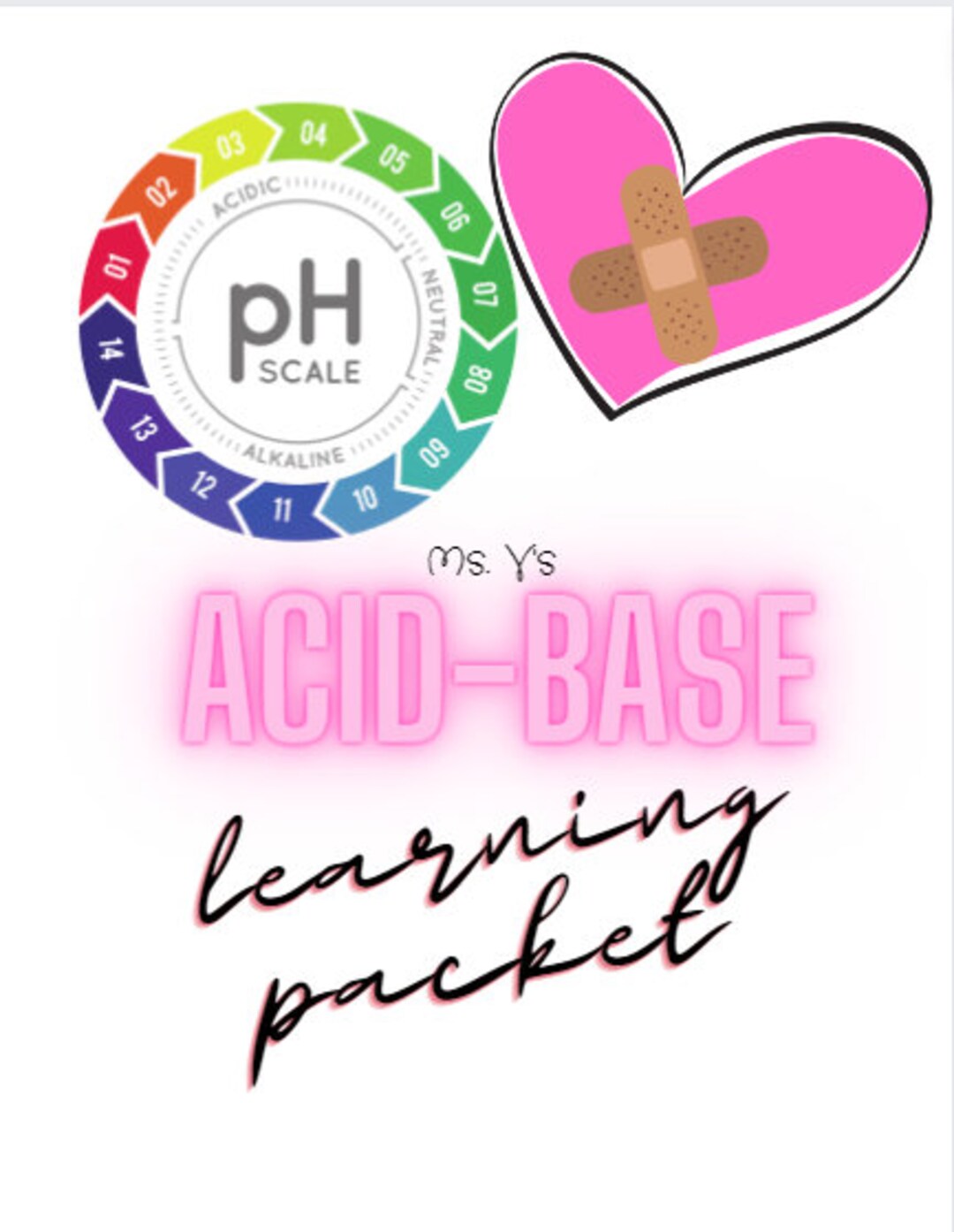 INSTANT DOWNLOAD Acid-base Self Learning Packet 12 Pages - Etsy