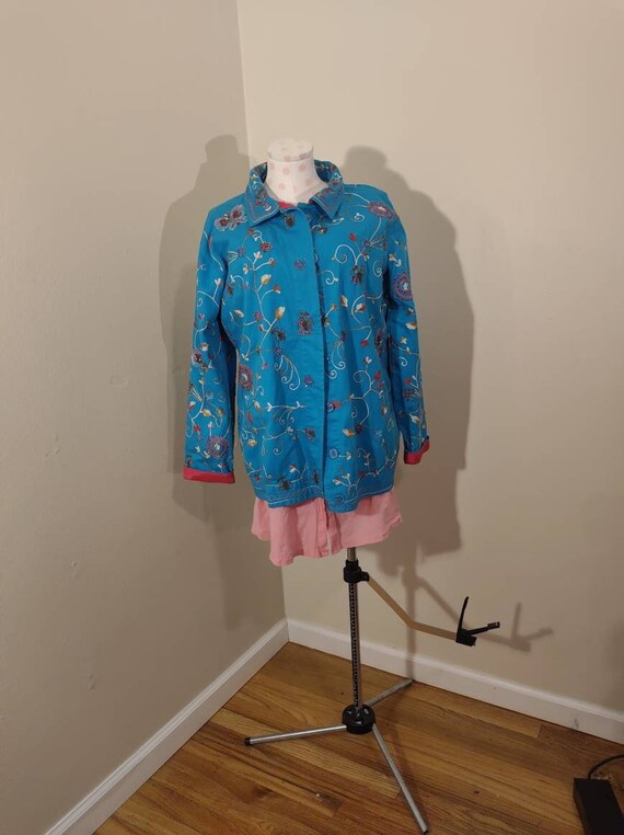Vintage Quacker Factory embroidered jacket. Women's l… - Gem