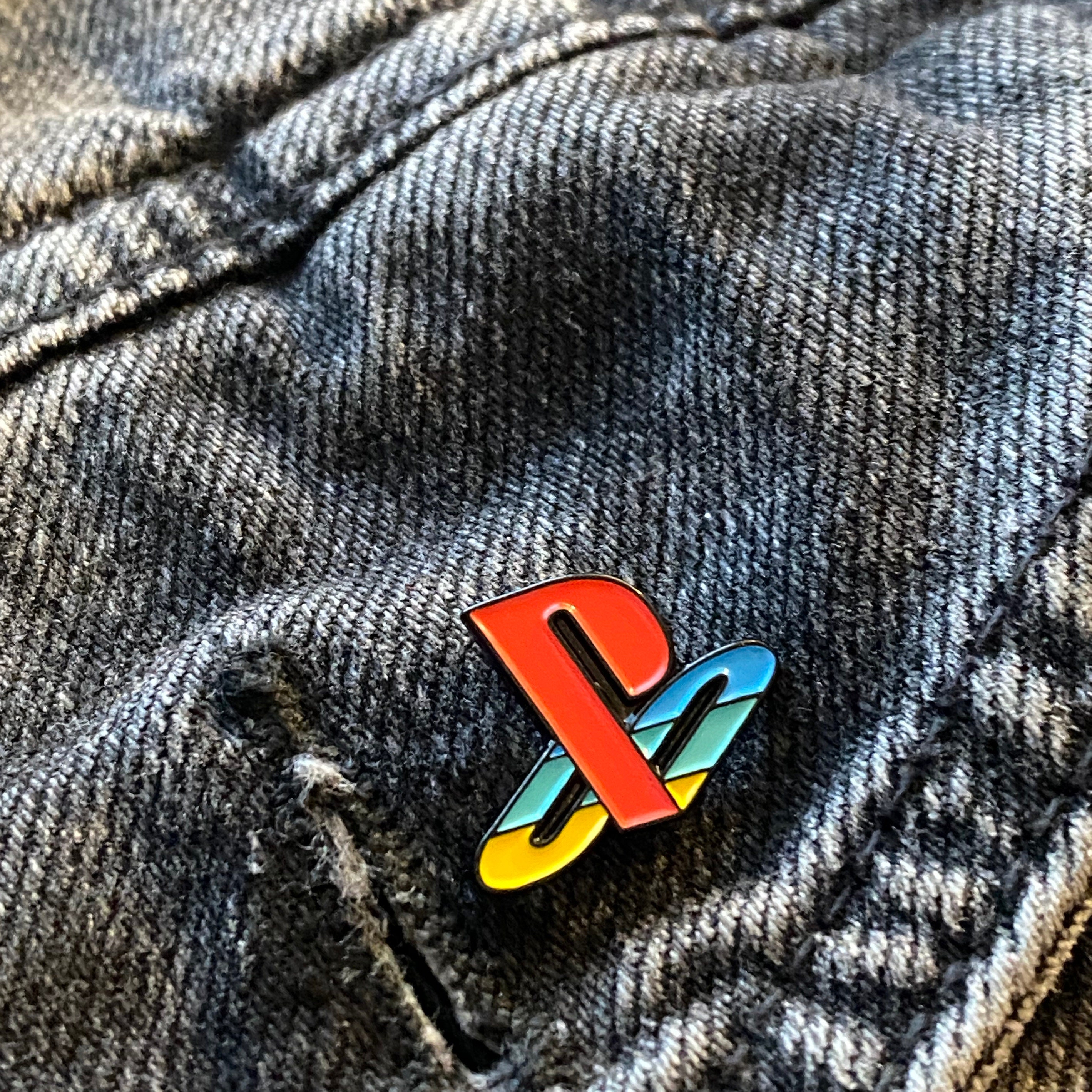 Playstation Retro Video Games Logo Pin Sony PS1 90s Gaming - Etsy